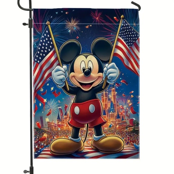 Other | Patriotic Mickey Mouse Flag | Poshmark